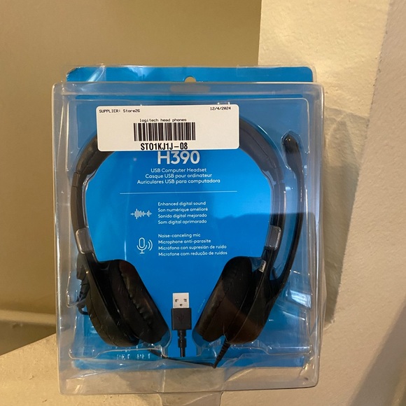 Logitech | Headphones | Logitech H39 Usb Computer Headset Noise ...